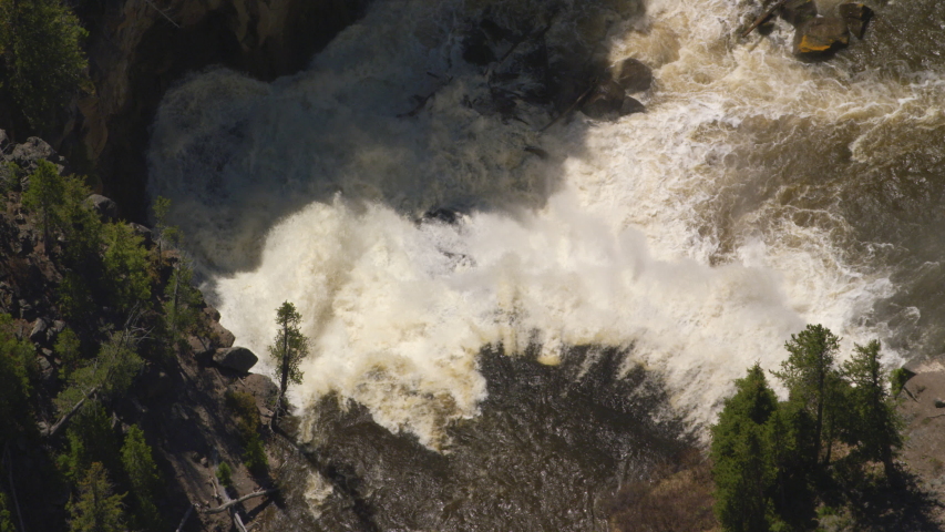 The Colonnade Falls cascade over a pair of sheer cliffs on the Blecher ...