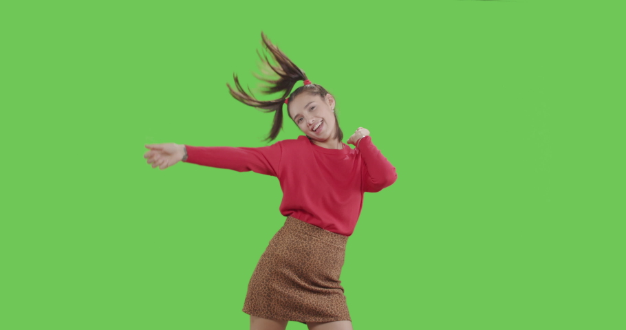 happy smiling woman dancing having fun Stock Footage Video (100% ...