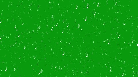 Digital 3d White Melody Music Note Stock Footage Video (100% Royalty ...