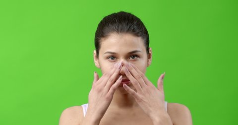 loudly crying woman live face emoji Stock Footage Video (100% Royalty ...