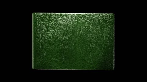 Green leather book cover texture Stock Video Footage - 4K and HD Video ...