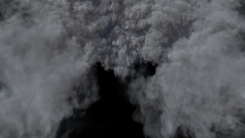 ring thick smoke after powerful explosion Stock Footage Video (100% ...