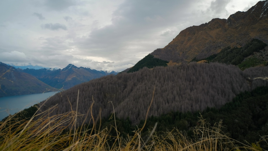 Overlook and Scenic landscape at Queenstown, New Zealand image - Free ...