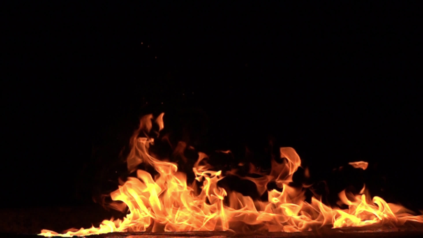 Realistic Fire Overlay Footage Element Different: vídeo stock (100% ...