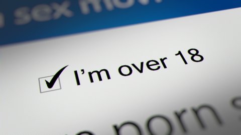 Mouse Cursor Clicking Report Nudity Sexual Stock Footage Video (100% ...