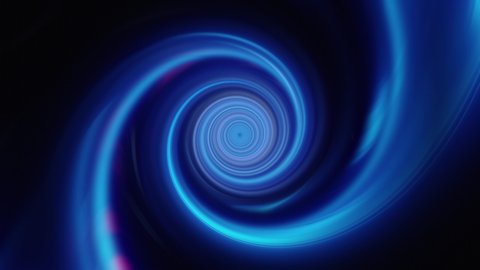 Abstraction Blue Space Vortex Black Background Stock Illustration ...