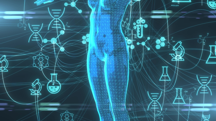 human metabolism body energy animation render Stock Footage Video (100% ...