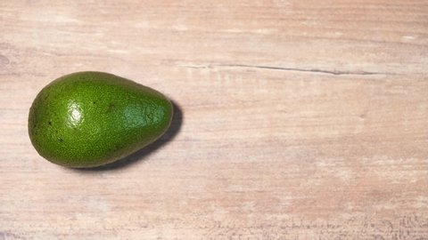 Beautiful Green Avocados Move Behind Each Stock Footage Video (100% ...