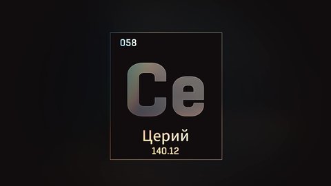 Barium Element 56 Periodic Table Seamlessly Stock Footage Video (100% ...