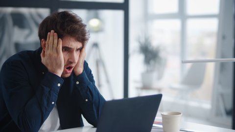 Sad in front of computer Stock Video Footage - 4K and HD Video Clips ...