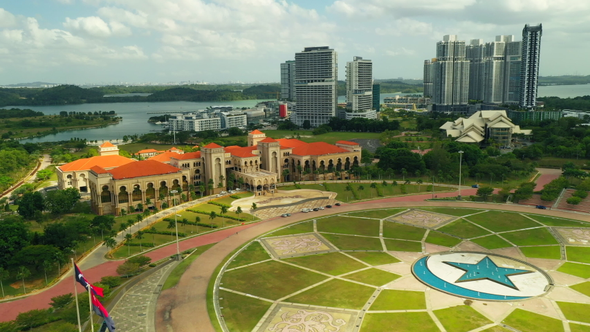aerial orbiting dato jaafar muhammad building Stock Footage Video (100% ...