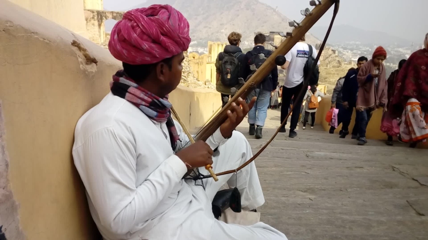 Jaipurindia- March 13, 2020: Bhopa-rajasthan Stock Footage Video (100% ...