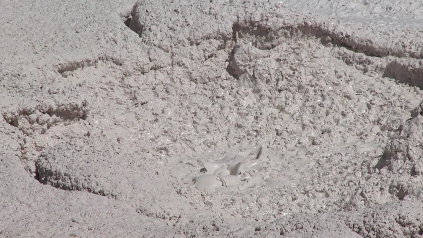 Bubbling Mud Pots at Yellowstone National Park image - Free stock photo ...