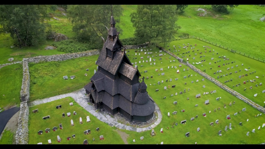 Borgund Stave Church Stock Video Footage - 4K and HD Video Clips ...