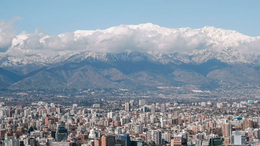 Cityscape and landscape in Santiago, Chile image - Free stock photo ...