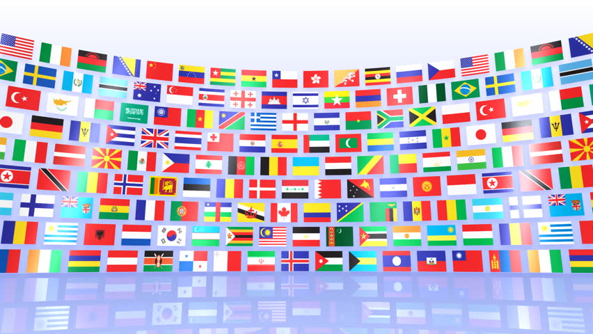 world flags Stock Footage Video (100% Royalty-free) 1048735 | Shutterstock