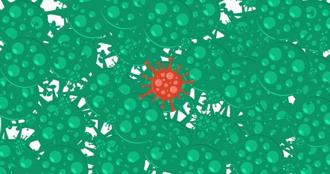 Coronavirus Covid19 Medical Animation Pathogen Outbreak Stock Footage ...