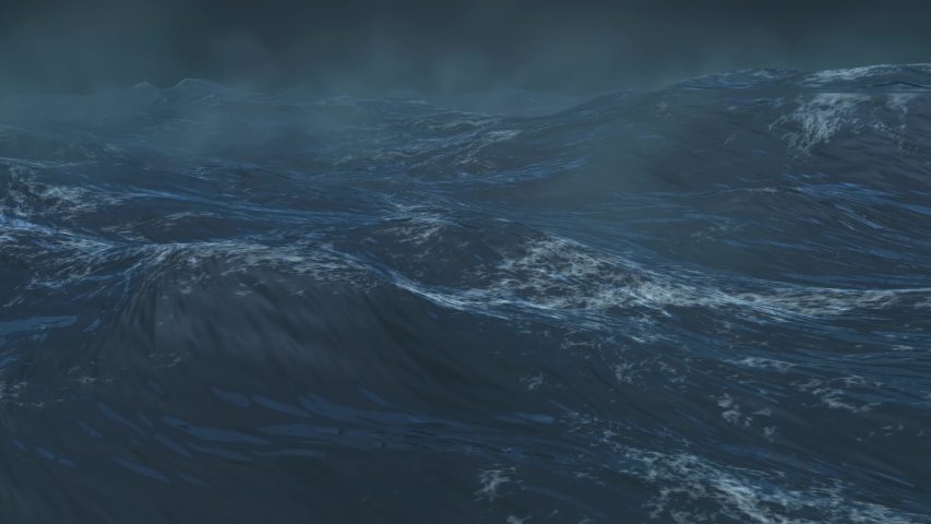 giant ocean storm night very high Stock Footage Video (100% Royalty ...