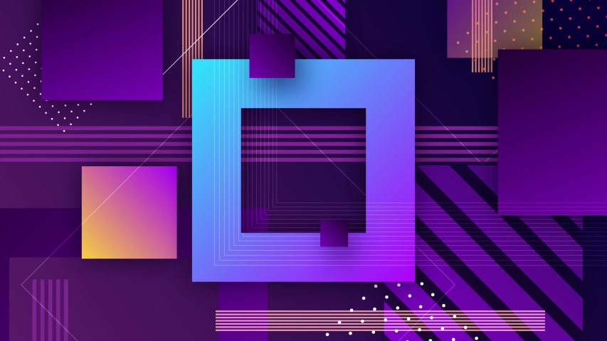 background moving squares 4k loop Stock Footage Video (100% Royalty ...