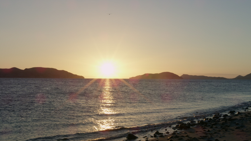 Sunset seascape in Baja California image - Free stock photo - Public ...