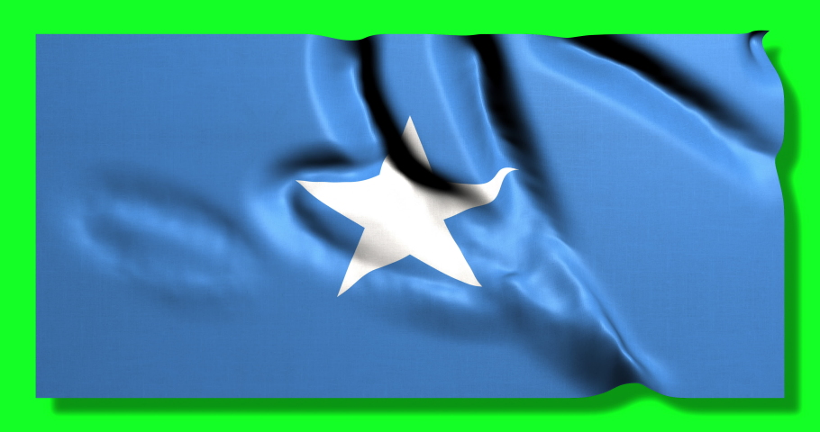 somalia somalian swati flag waving on: วิดีโอสต็อก (ปลอดค่าลิขสิทธิ์ ...