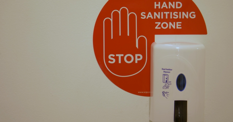 Hand Sanitize Zone Stock Video Footage - 4K and HD Video Clips ...