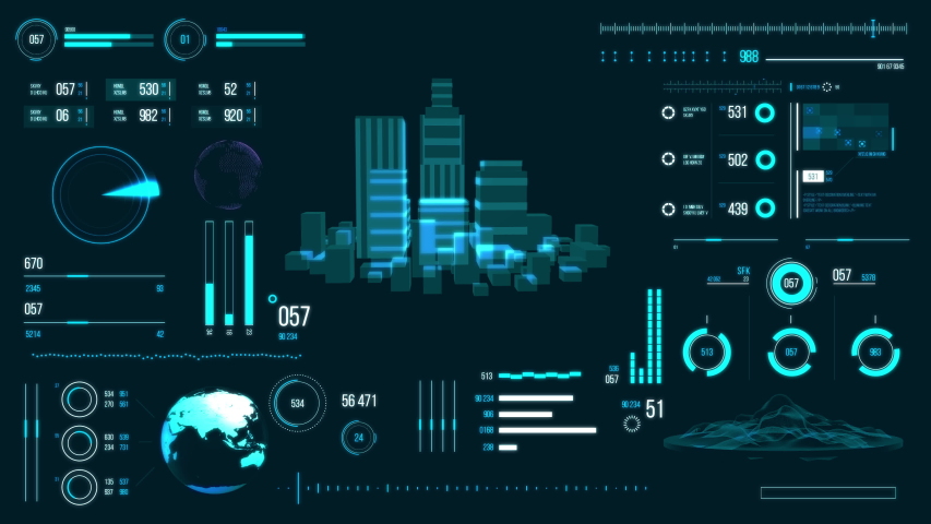 Infographic Templates Buildings Stock Video Footage - 4K and HD Video ...