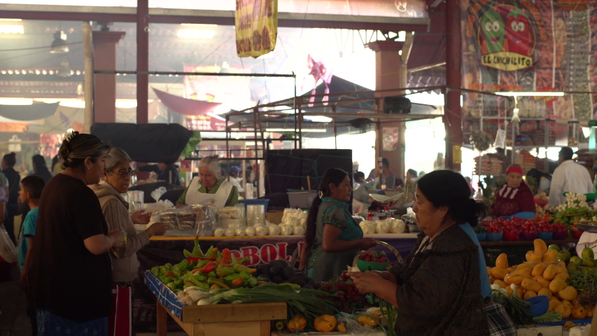 Indigenous markets in america Stock Video Footage - 4K and HD Video ...