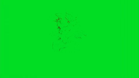 Blood Splash On Green Screen Background Stock Footage Video (100% ...