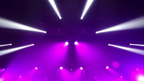 Stage Ray Light Concert Hall Professional Stock Footage Video (100% ...