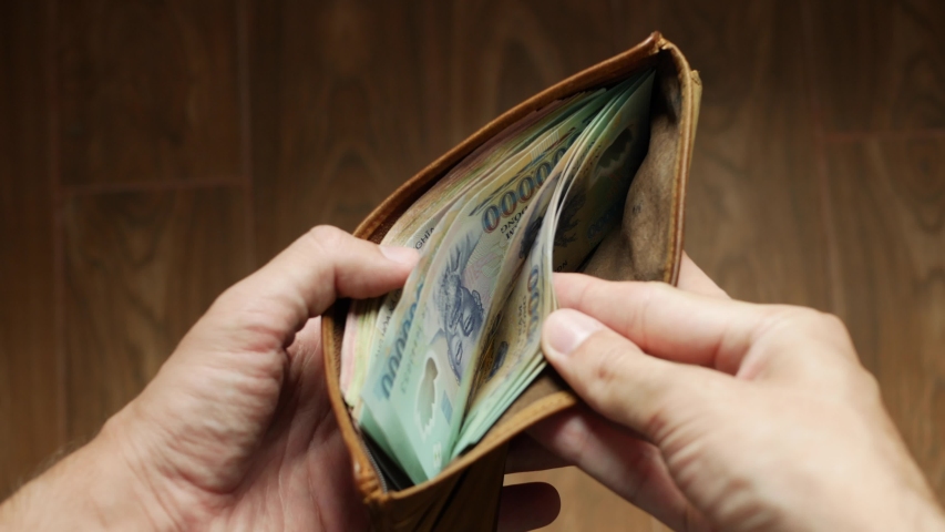 Wallet with lots of money bills in it image - Free stock photo - Public ...