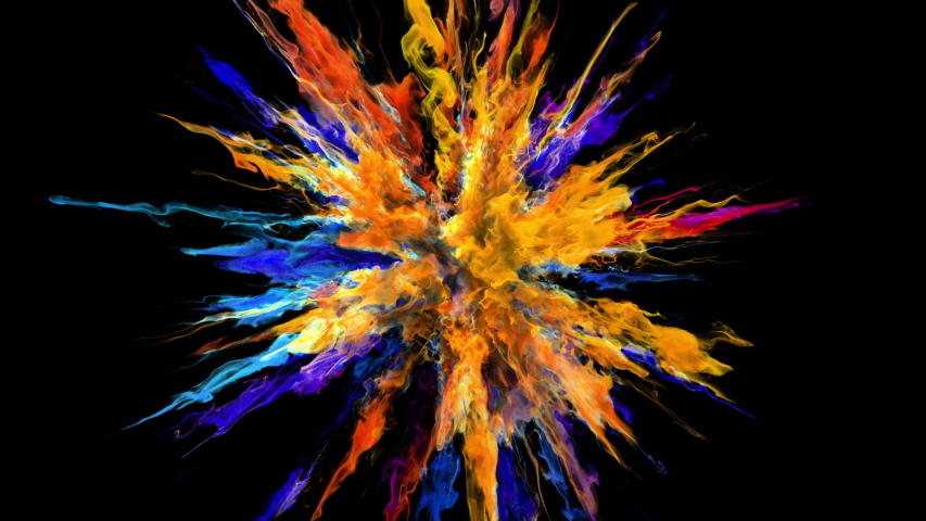 Color Burst - Colorful Smoke Stock Footage Video (100% Royalty-free ...