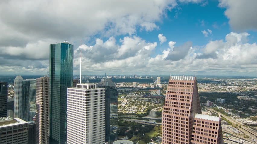 View Towards Houston Tx Galleria Seen Stock Footage Video (100% Royalty ...