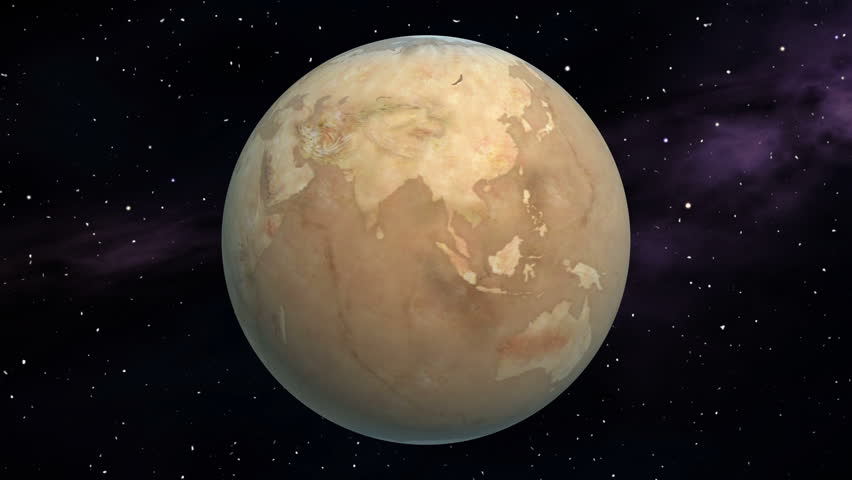 Postapocalyptic Earth Lifeless Desert Seamless Loop: video stock (100% ...