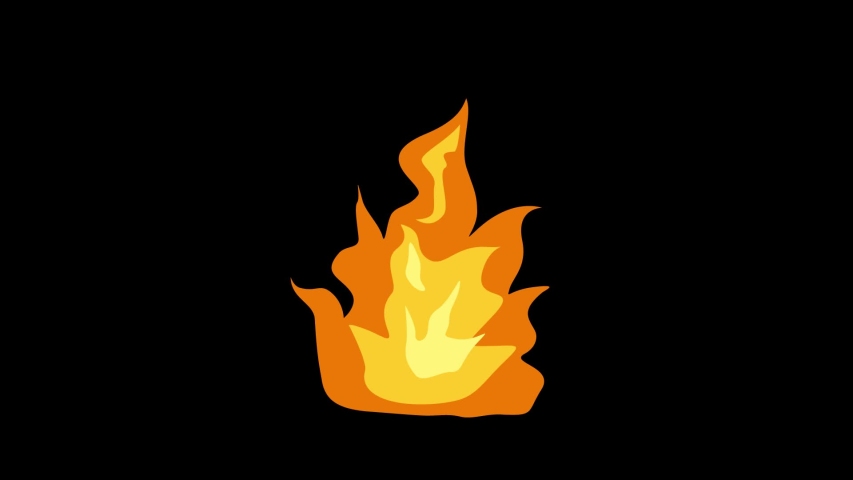 cartoon 2d animation looping fire on: วิดีโอสต็อก (ปลอดค่าลิขสิทธิ์ 100 ...
