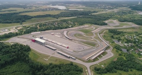 20190710 Moscow Raceway Russian Car Racing Stock Footage Video (100% ...