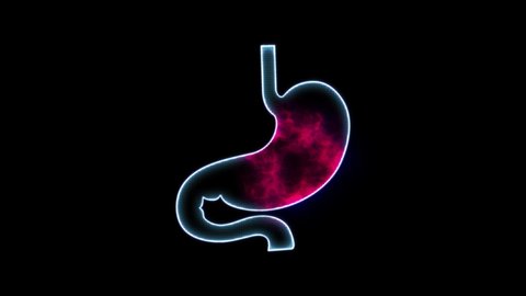 4k stomach acid relux gerd inflammation Stock Footage Video (100% ...