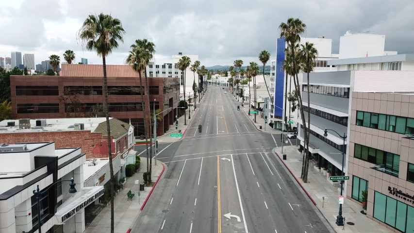 Los Angeles During the Quarantine Stock Footage Video (100% Royalty ...