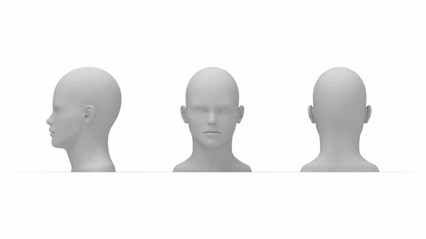 Male mannequin front and back Stock Video Footage - 4K and HD Video ...