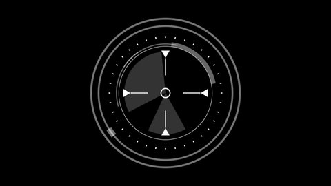 Hud Element Futuristic Loading Pending Screen Stock Footage Video (100% Royalty-free) 1050802174 ...