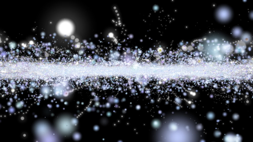 Glowing abstract blue green yellow background with flickering bokeh lights. Video Backgrounds ...