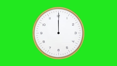 Clock Time Lapse Green Screen Stock Footage Video (100% Royalty-free) 7023046 | Shutterstock