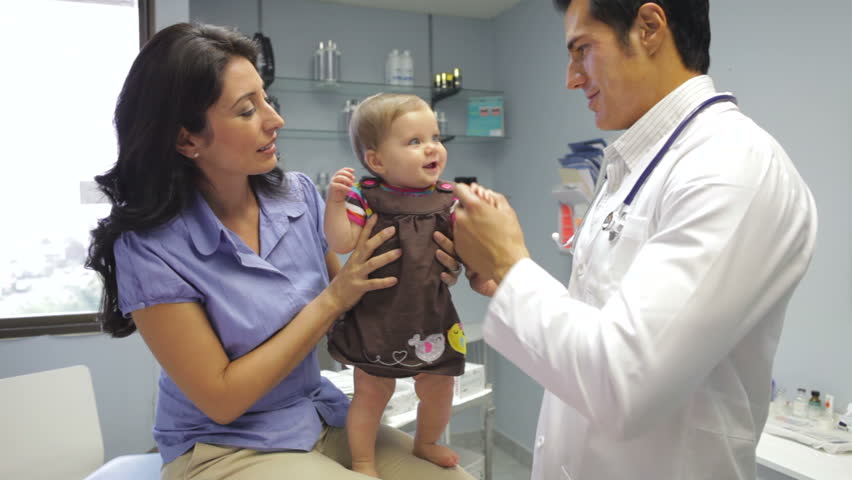 Doctor Examines Young Girl As Stock Footage Video 100 Royalty Free 10509608 Shutterstock