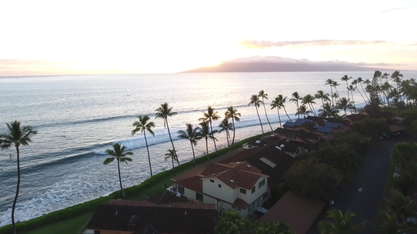 Landscape with ocean and mountains in Lahaina, Hawaii image - Free ...