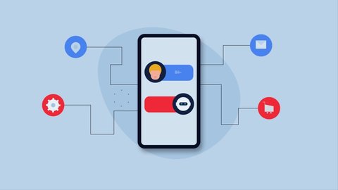 Phone Push Notifications Vector Phone Social Stock Vector (Royalty Free ...