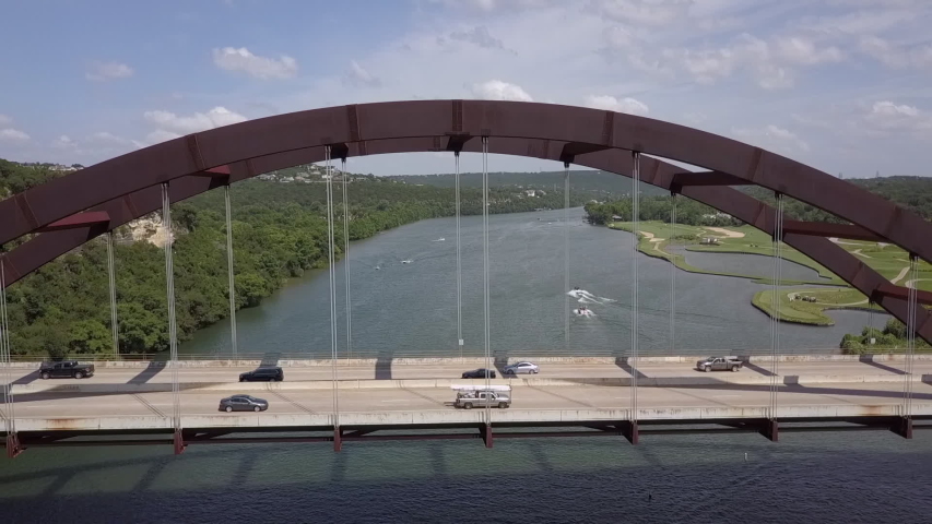 Bridge over the river in Austin, Texas image - Free stock photo ...