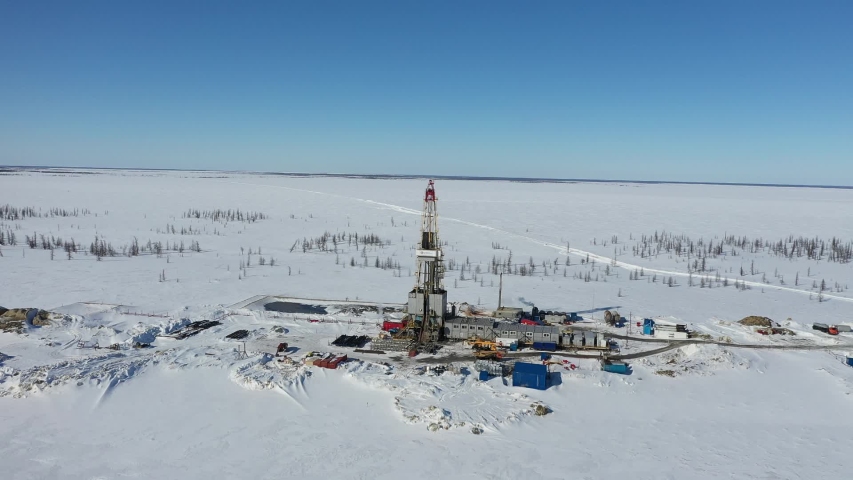 Winter Drilling Rig Stock Video Footage - 4K and HD Video Clips ...