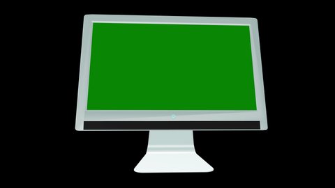 4k Uhd Blank Monitor Screen Animated Stock Footage Video (100% Royalty ...