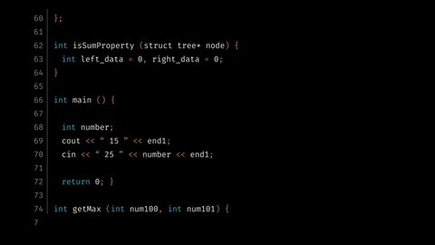 C Source Code Screen 60 Seconds Stock Footage Video (100% Royalty-free ...