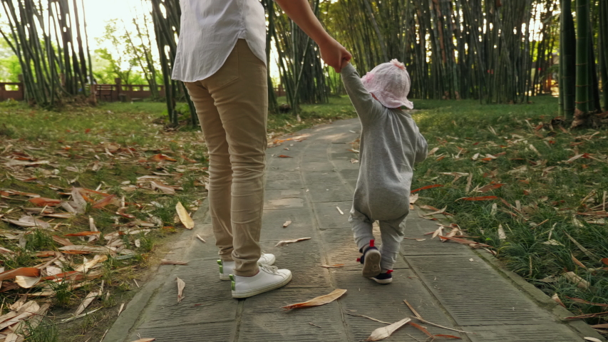 Back View of Little Baby Stock Footage Video (100% Royalty-free ...